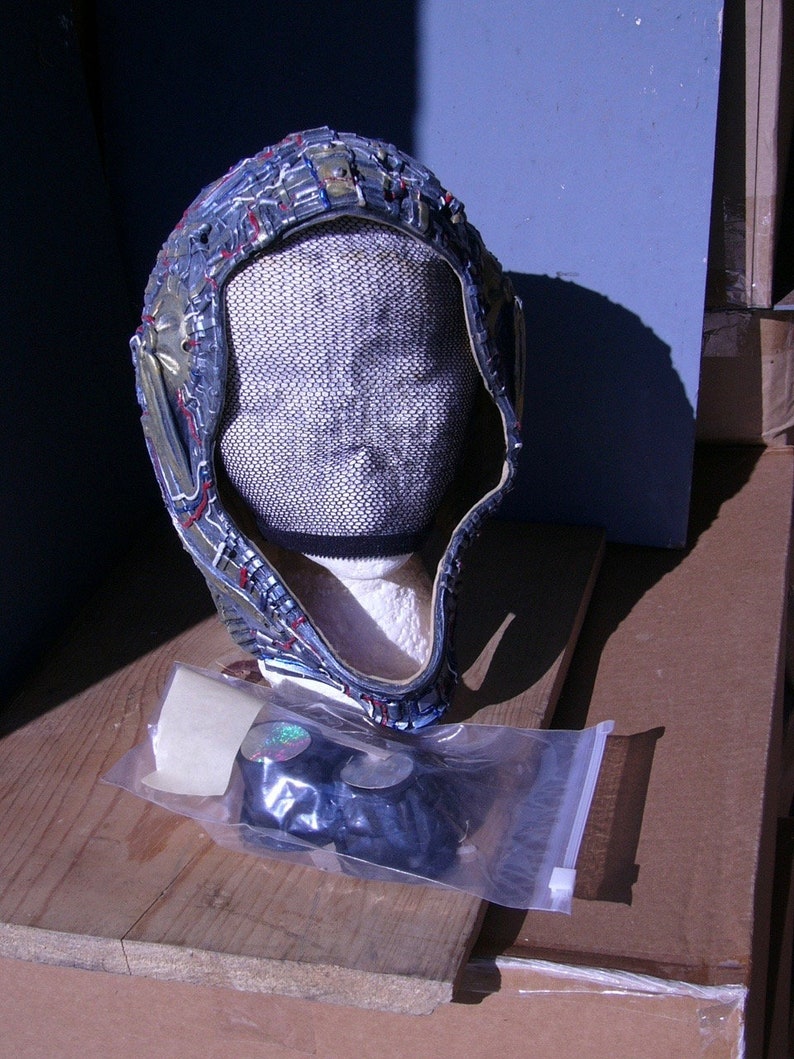 Vintage Collectible "borg Style Headpiece" Halloween Mask - Etsy