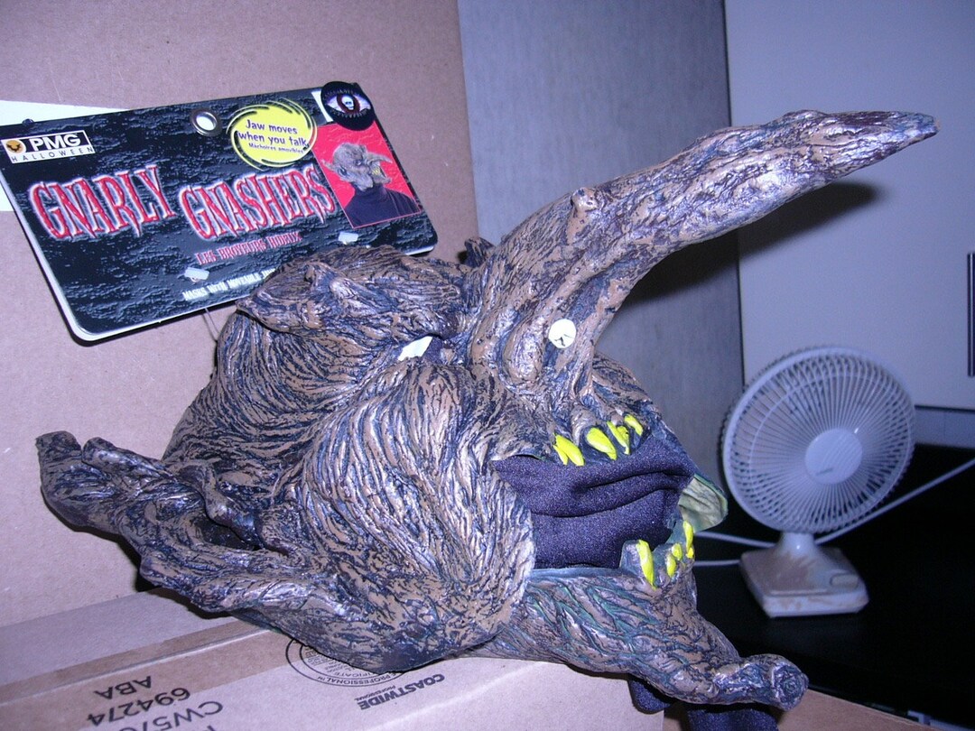 Vintage Halloween Collectible "tree Ghoul" Latex Mask With Tag - Etsy
