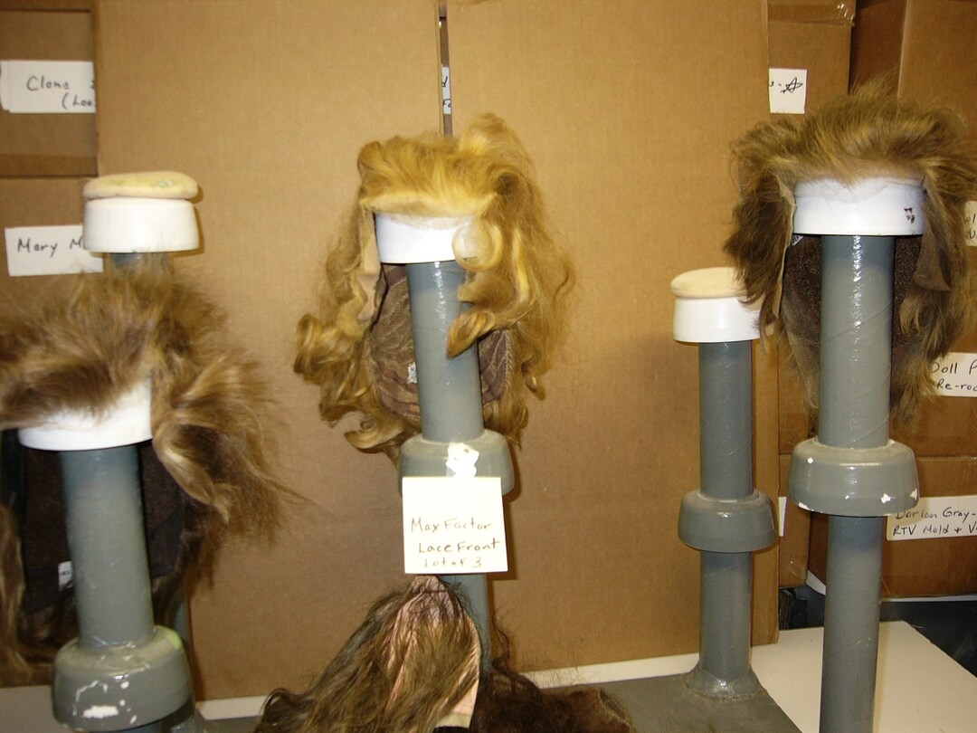 Vintage Collectible Old Hollywood "max Factor Studios" Lace Front Wig ...