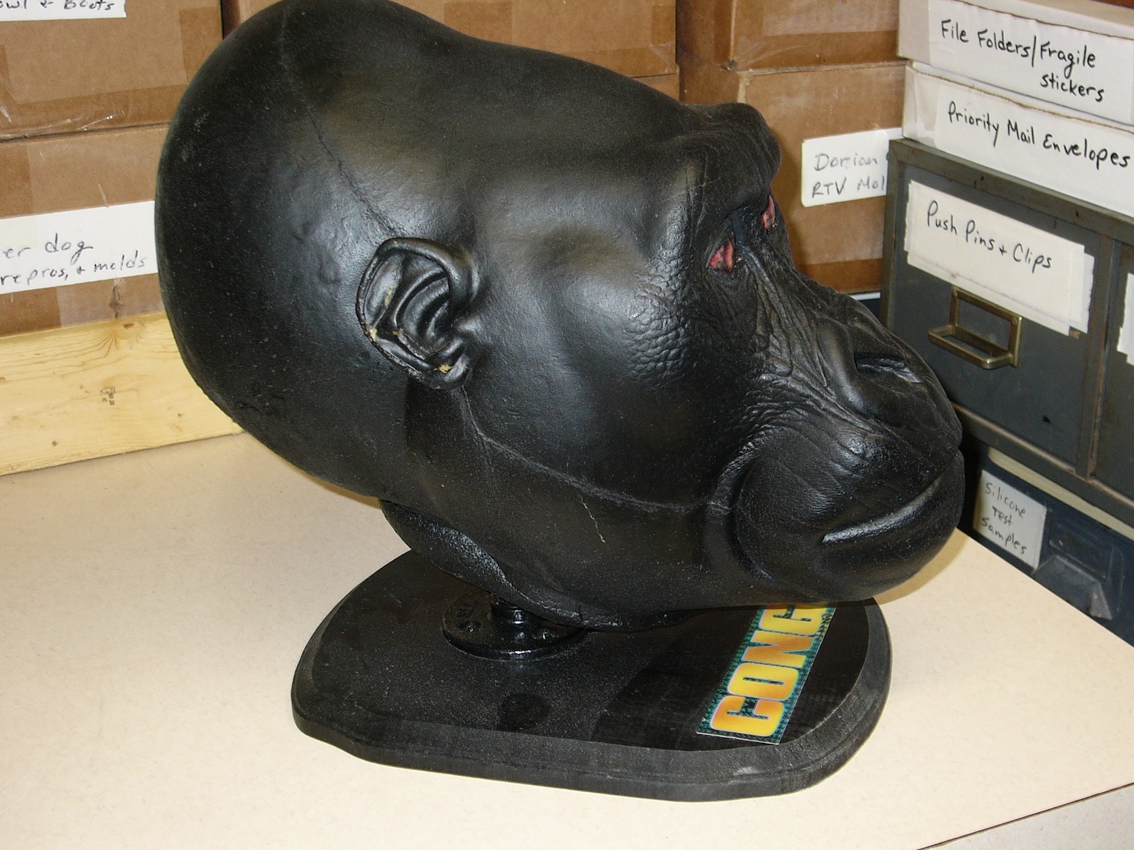 Rare! Original Stan Winston Studios "congo" Male Gorilla Head/bust ...
