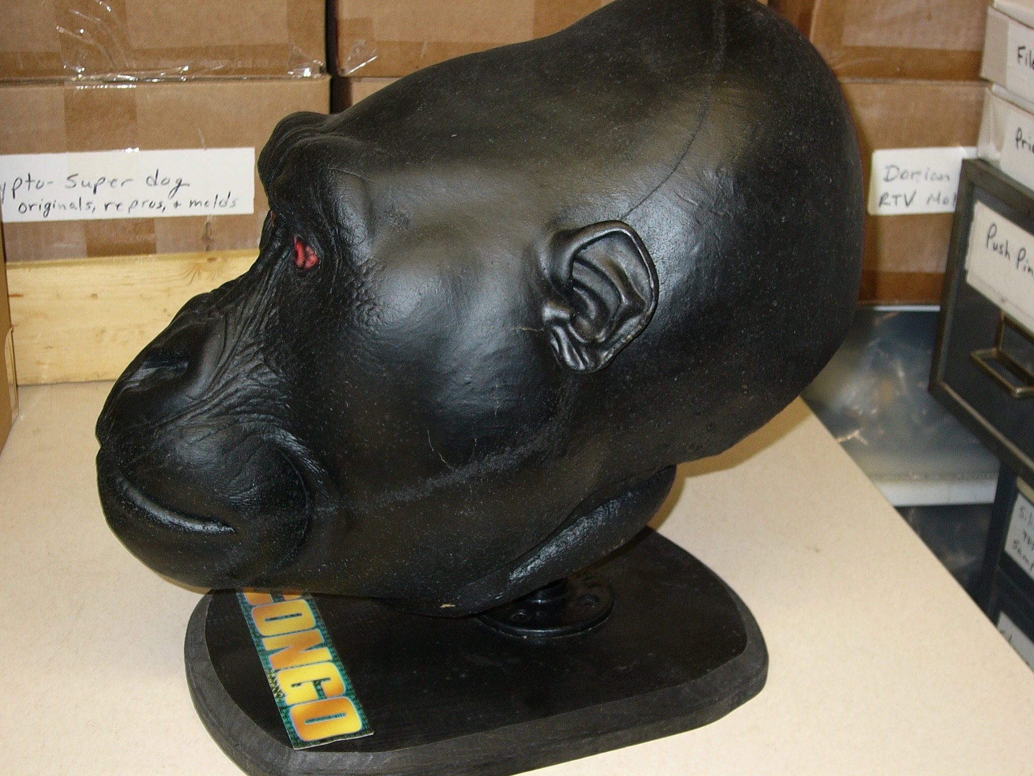 Rare! Original Stan Winston Studios "congo" Male Gorilla Head/bust ...