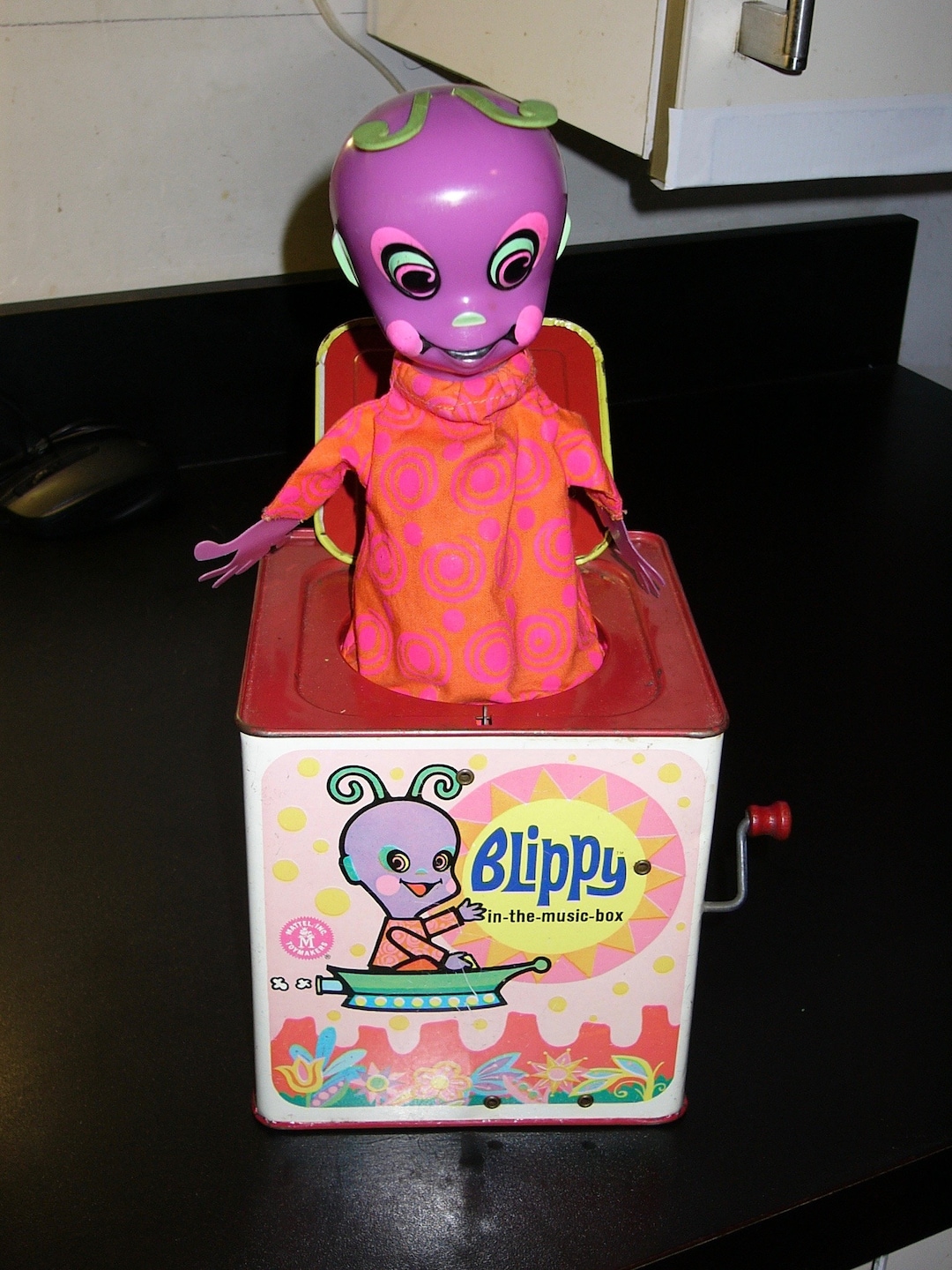 Vintage Mattel 1960s "blippy" Jack in the Box "kozmic Kiddle" - Etsy