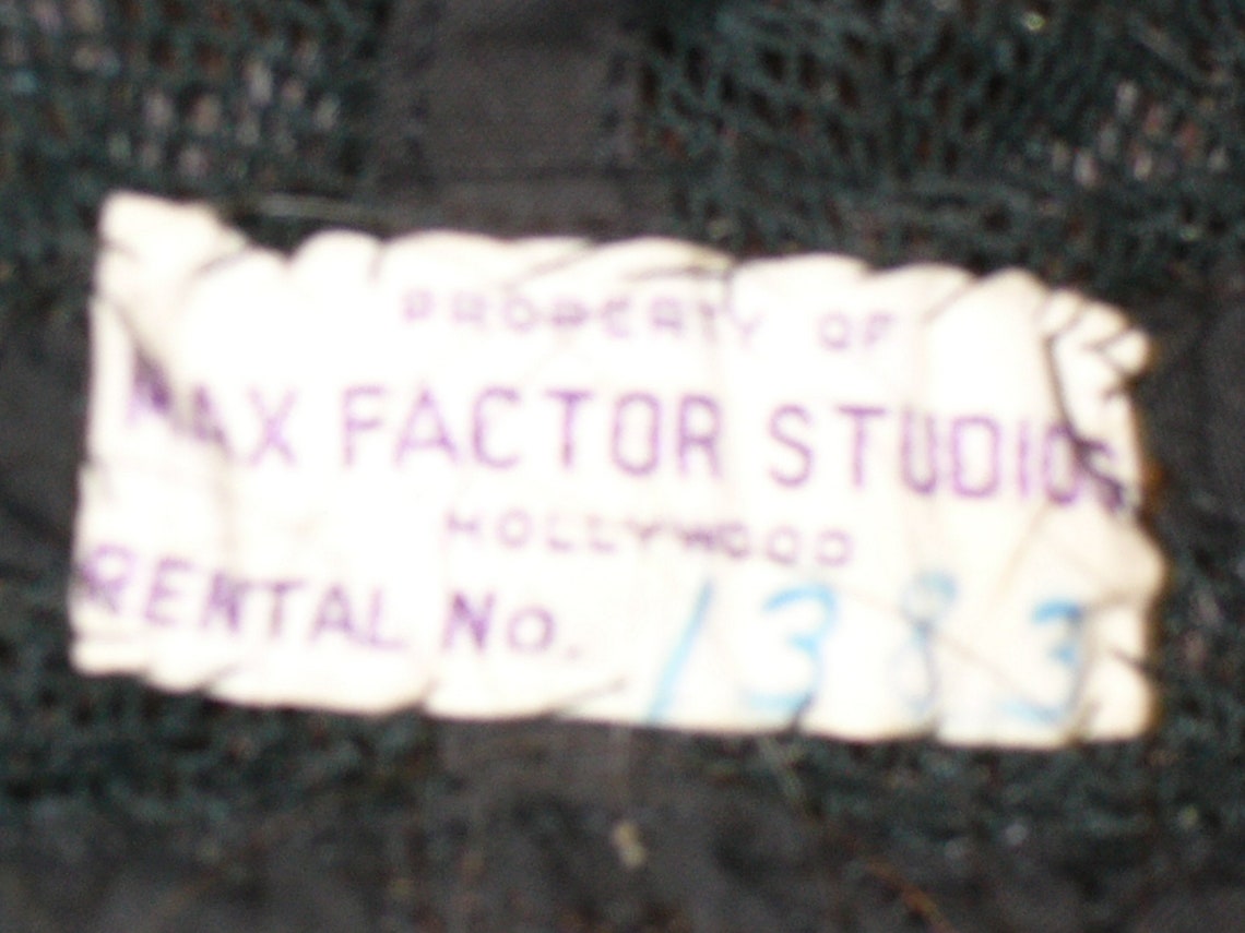 Vintage Collectible Old Hollywood "max Factor Studios" Monk Wig Labeled ...