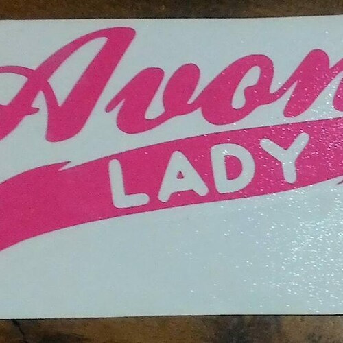 Avon Lady Vinyl Sticker Decal for Car Yeti Mascara 2.5 X 4 - Etsy