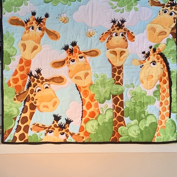 Giraffe Quilt - Etsy