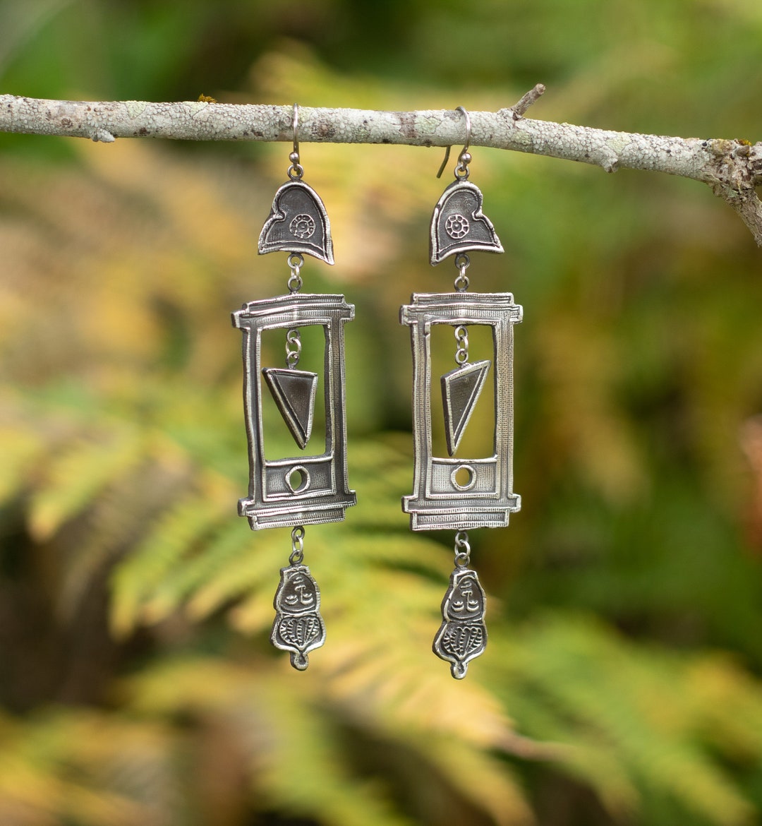 Handmade Guillotine Earrings *made to Order* Fine Silver Historical ...