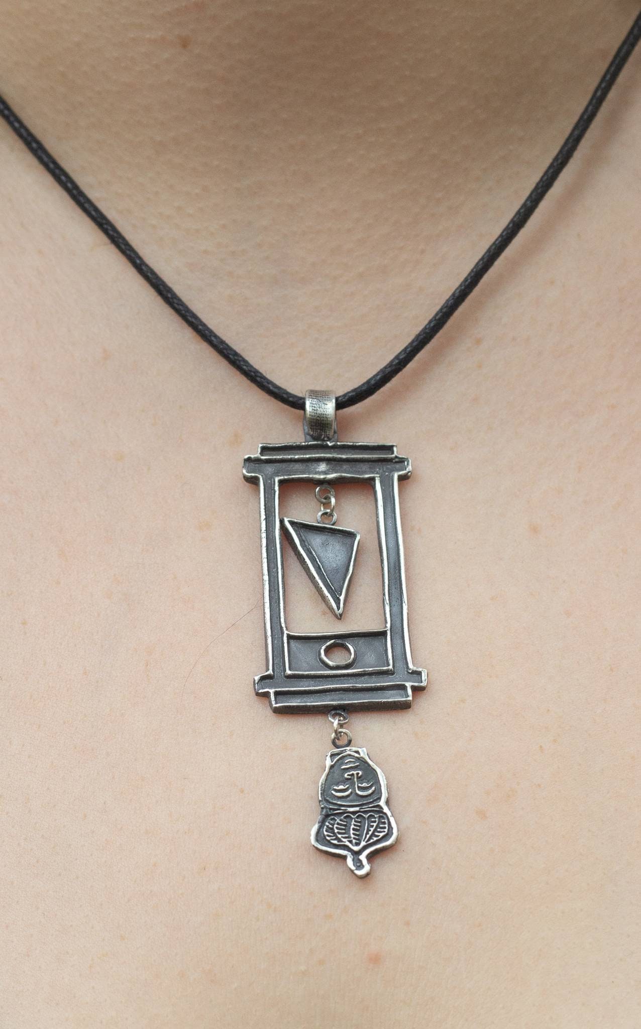 Handmade Guillotine Necklace *made to Order* Fine Silver Historical ...