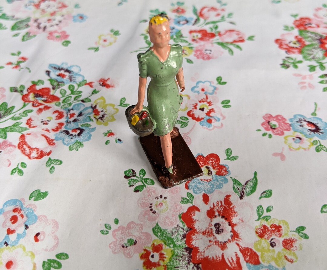 Lead Lady Carrying Basket - Etsy