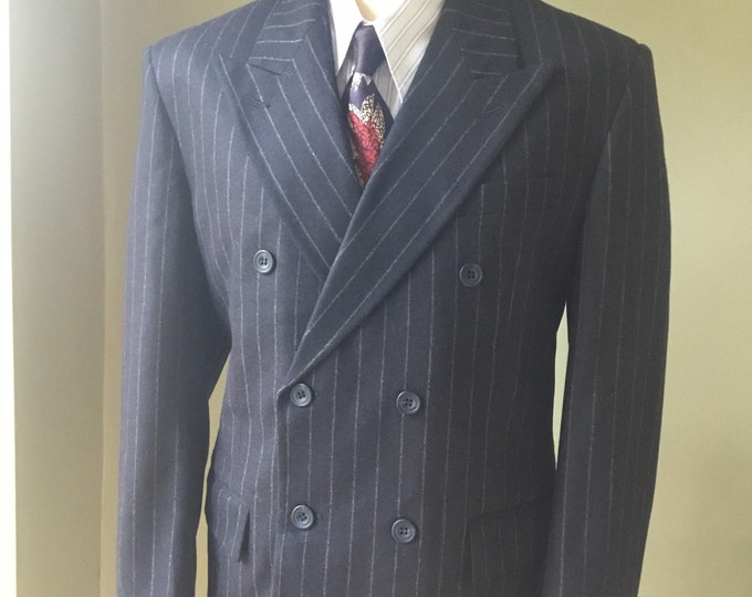 Mens Chalkstripe CC41 Flannel Three Piece Suit Reproduction - Etsy
