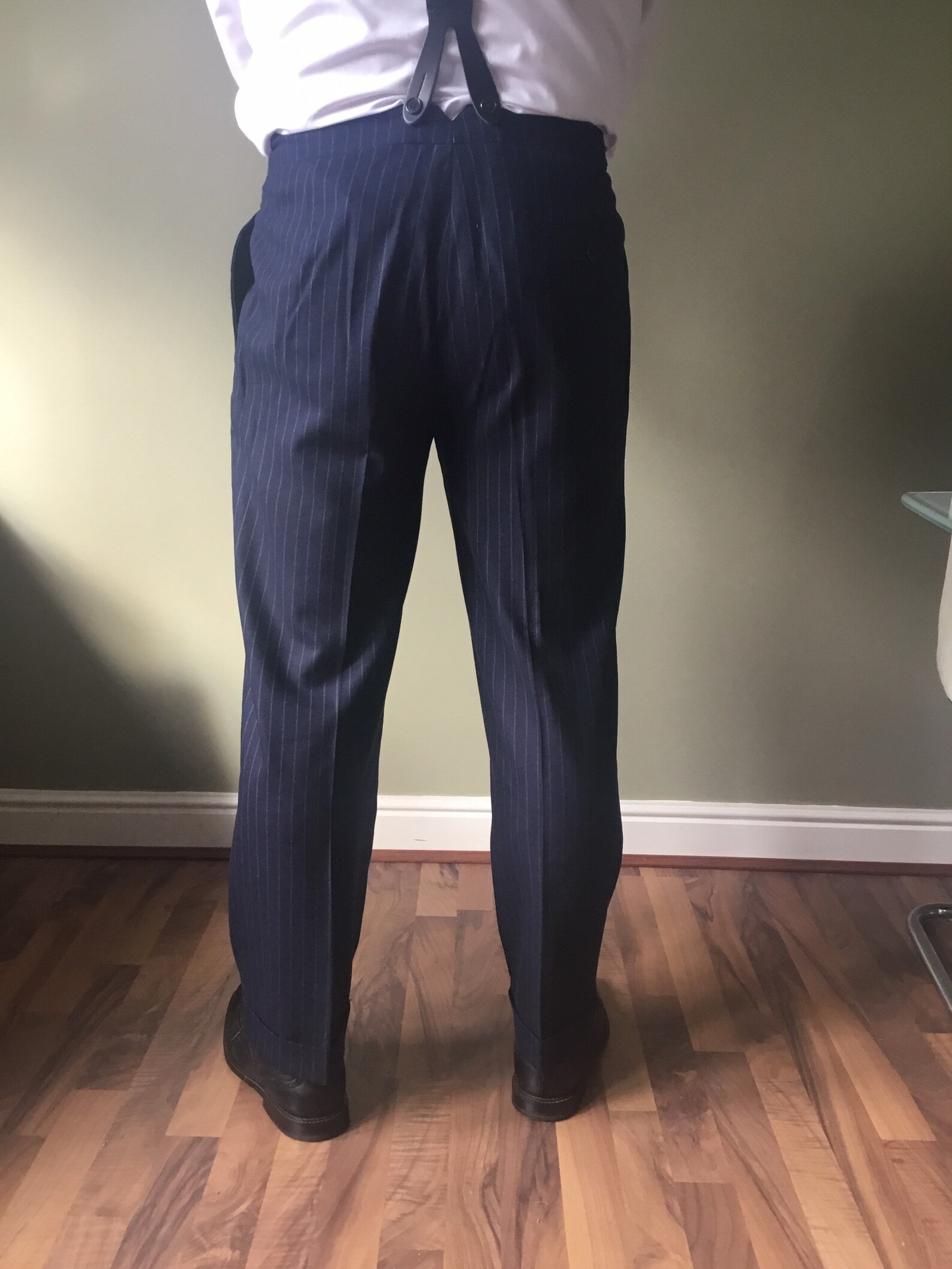 Mens Chalkstripe CC41 Flannel Three Piece Suit ( Reproduction) - Etsy