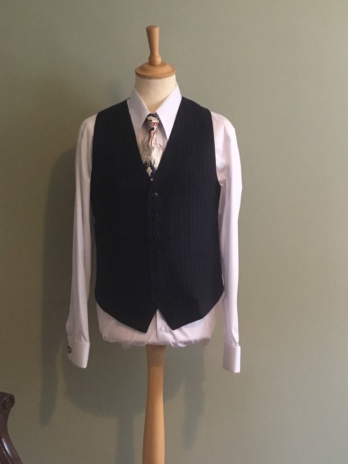 Mens Chalkstripe CC41 Flannel Three Piece Suit ( Reproduction) - Etsy