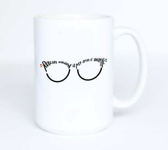 Rachel Maddow is My Spirit Animal Glasses Mug Liberal - Etsy