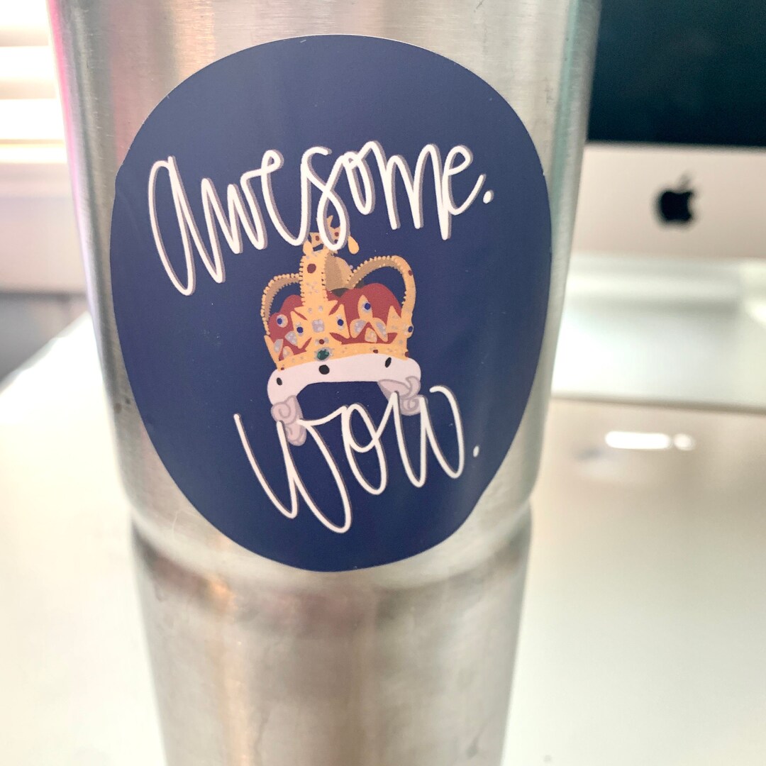 Hamilton Awesome Wow King George 3 Inch Sticker Single or Sheet ...