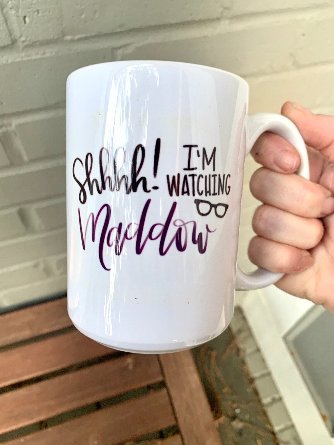 Rachel Maddow Shhhh Im Watching Maddow Mug Funny Gift | Etsy