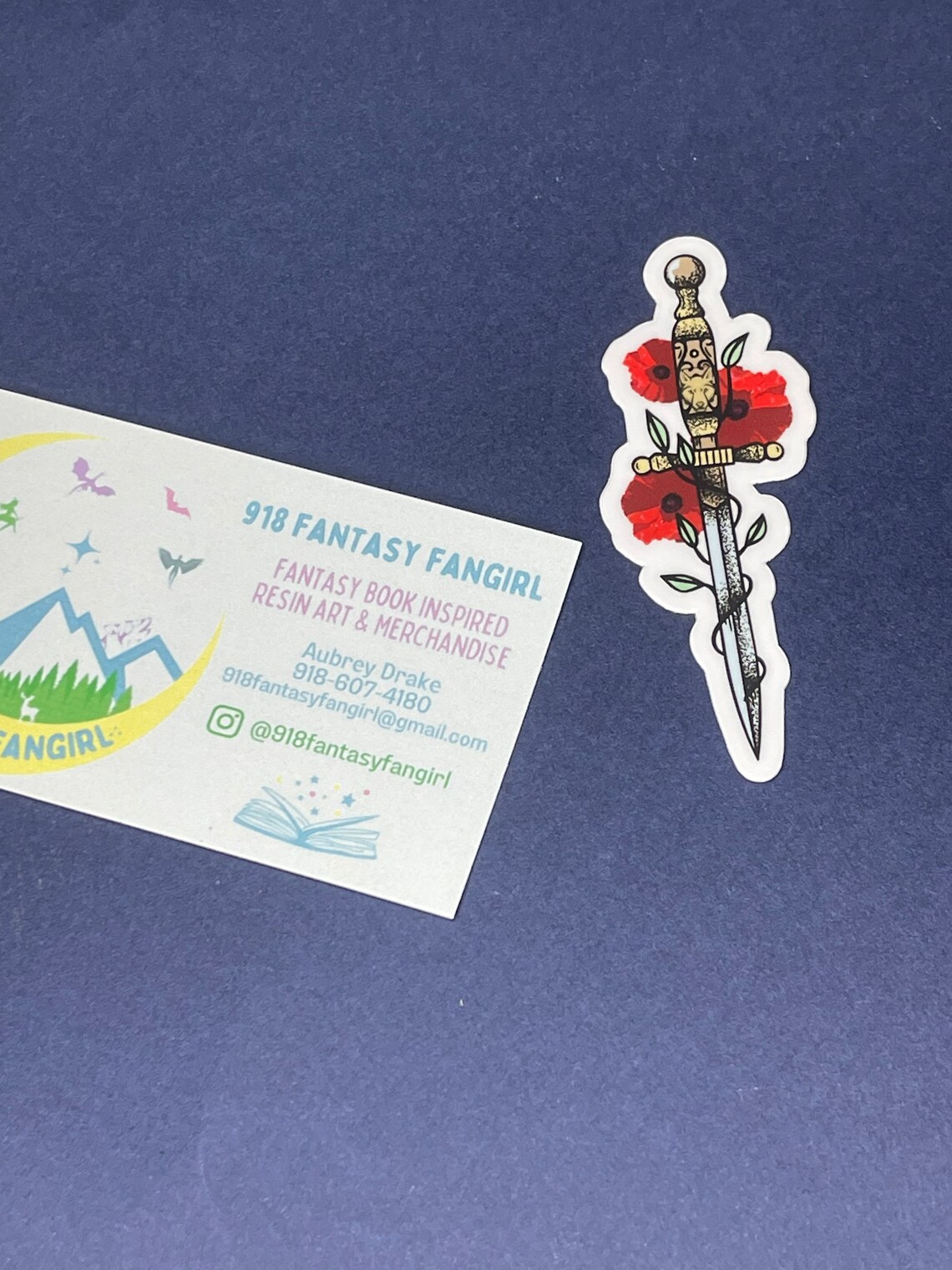 Poppy's Wolven Bone Dagger Die Cut Sticker - Etsy