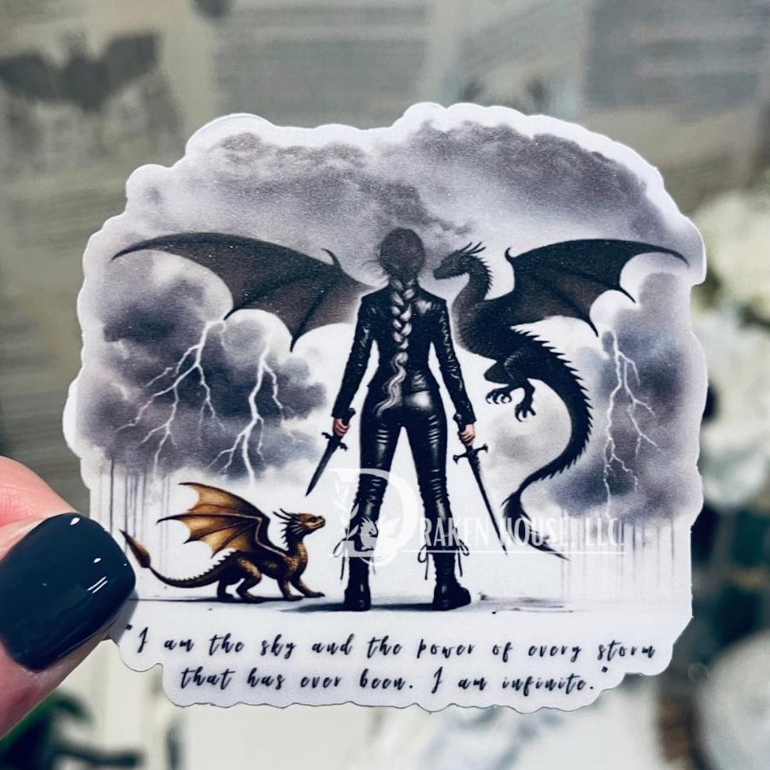 Fourth Wing Violence Tarin Andarna Sticker | Iron Flame | Romantacy ...