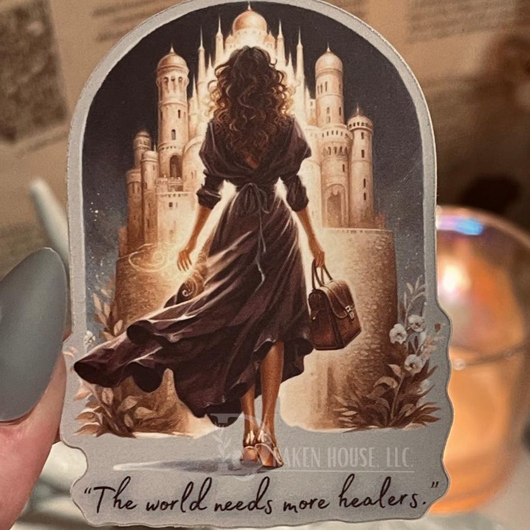 Yrene Towers-westfall Vinyl Sticker: Throne of Glass Inspired Bookish ...