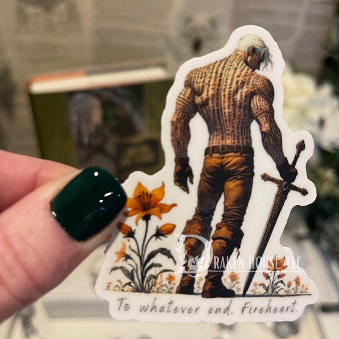 Throne of Glass the Cadre Sticker | Fireheart | Rowan | Fenrys ...