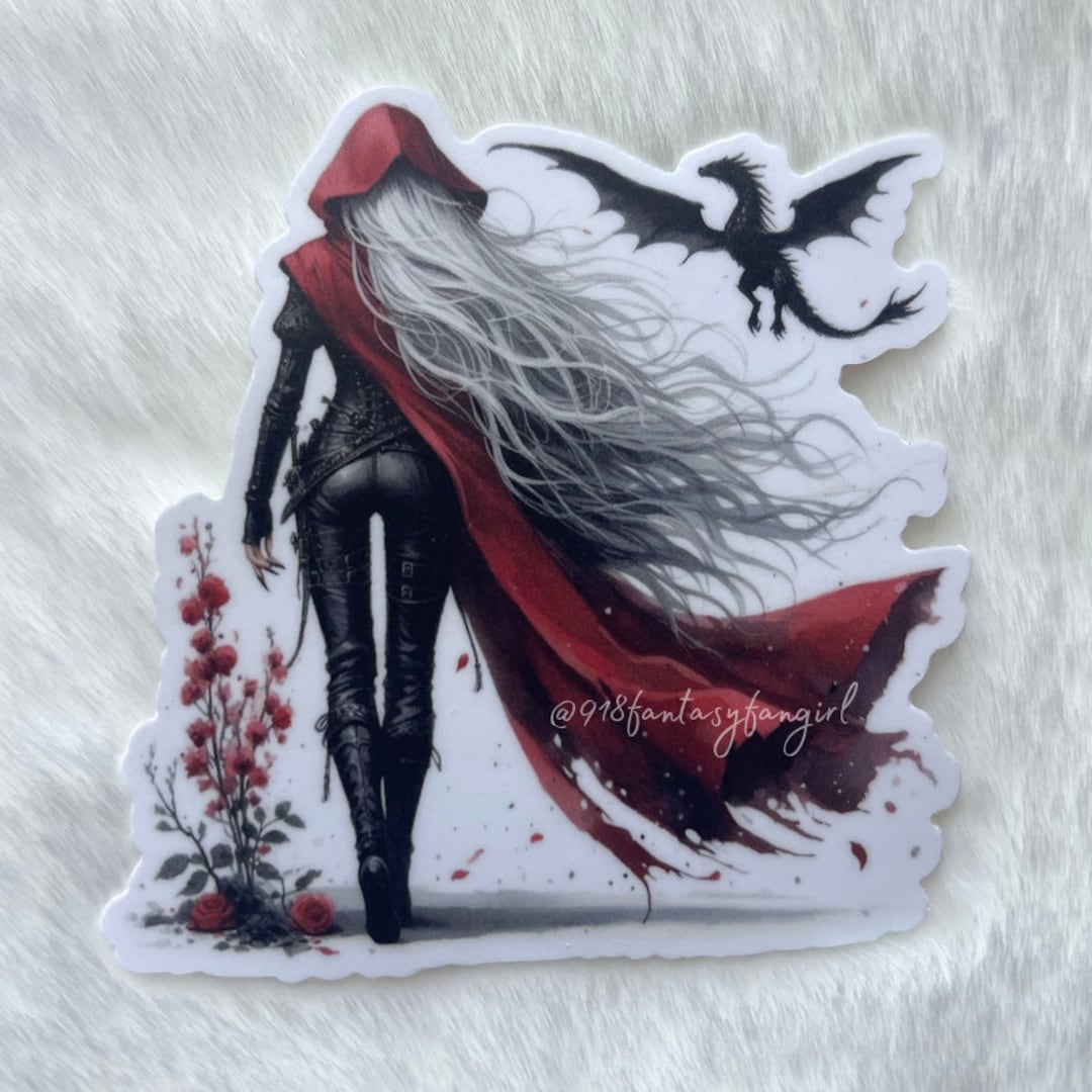 Throne of Glass Watercolor Manon Blackbeak Ironteeth Witch TOG ACOTAR ...