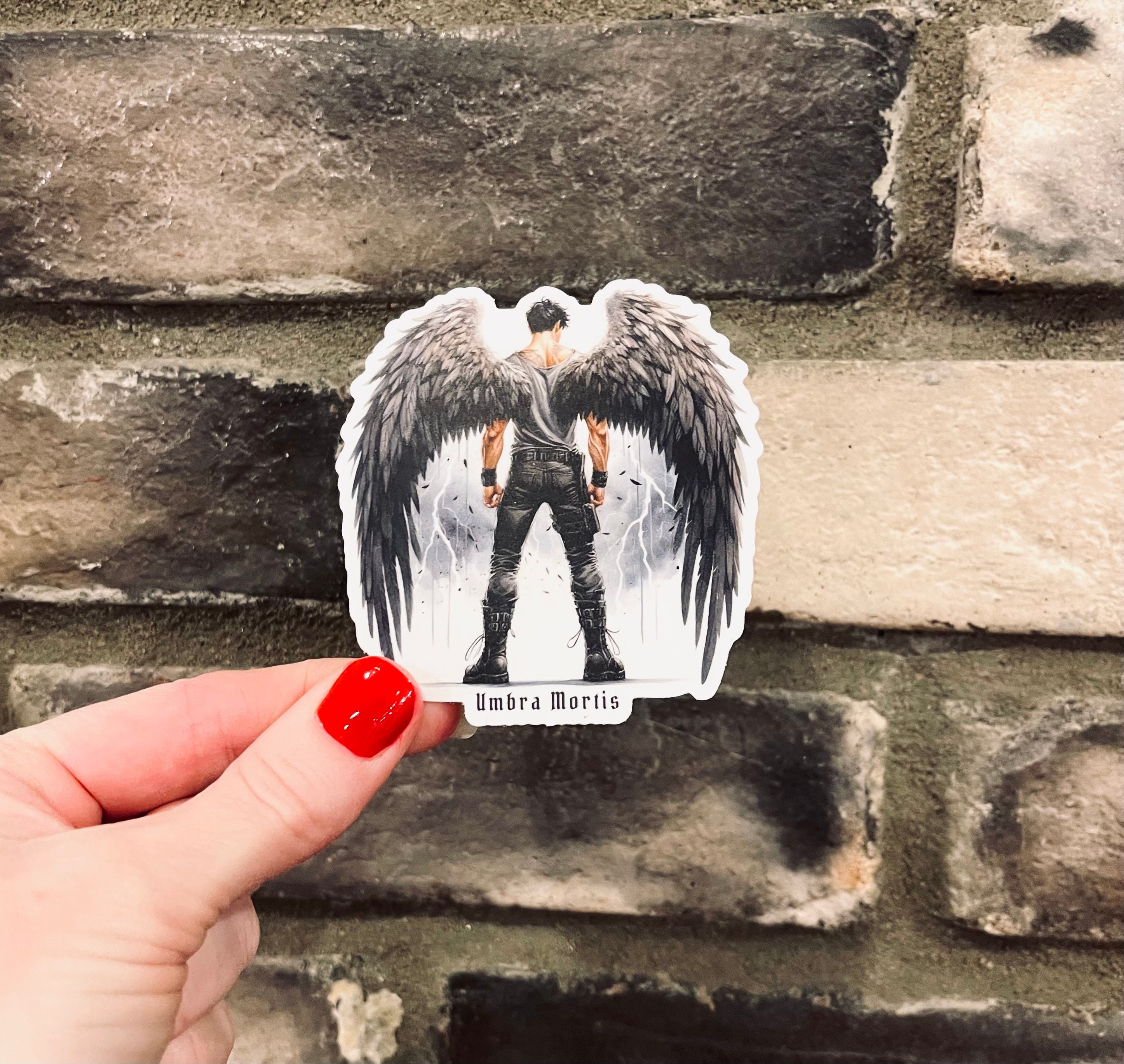 Crescent City Watercolor Umbra Mortis | Hunt Athalar Sticker | Shadow ...