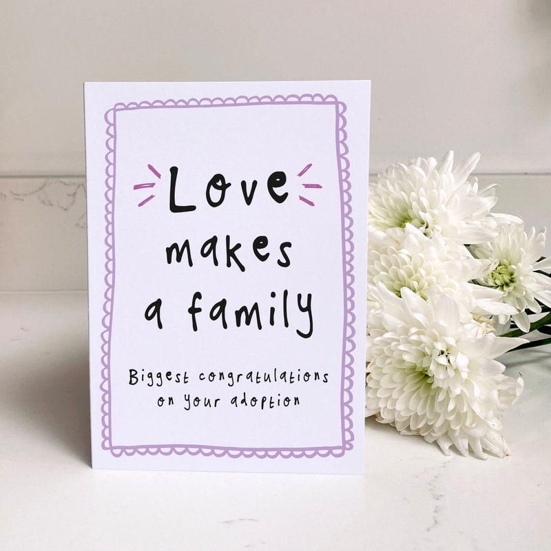 Adoption Card - Etsy