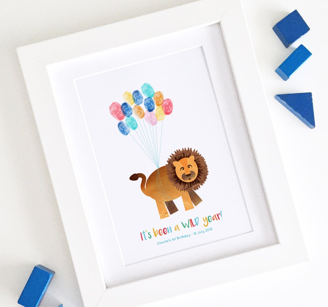 Personalised / Customised First Birthday Party Print Jungle - Etsy