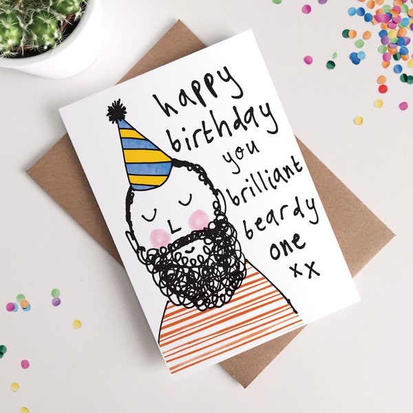Beard Card - Etsy