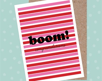 Congratulations / Hip Hip Hooray / Birthday Card /well Done - Etsy