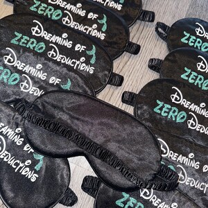 Zero Deductions Eye Mask, Hit Zero, Gifts for Cheerleaders, the ONE ...