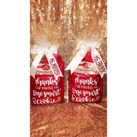 Thanks for making me one smart cookie Teacher gift Teacher | Etsy