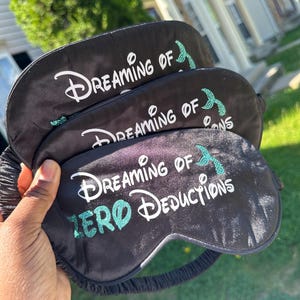 Zero Deductions Eye Mask, Hit Zero, Gifts for Cheerleaders, the ONE ...