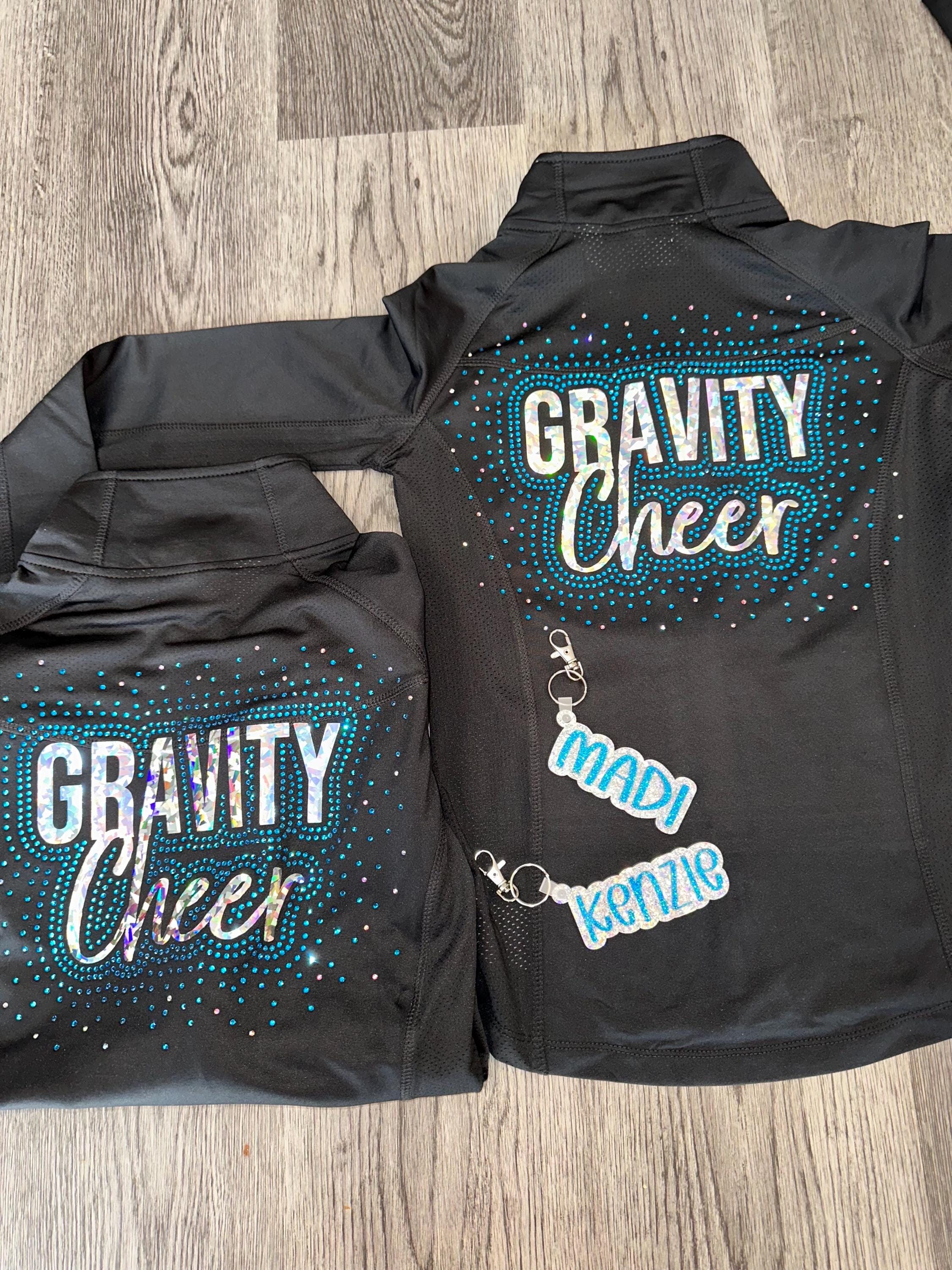 CUSTOM Rhinestone Warm up Jacket, Cheer Warm Ups, Cheer, Cheerleader ...