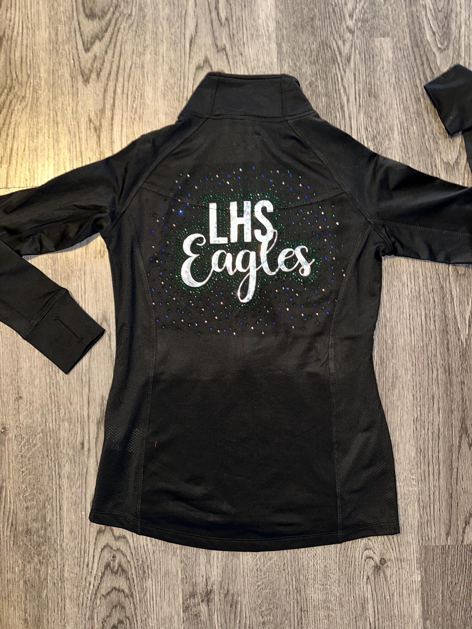 CUSTOM Rhinestone Warm up Jacket, Cheer Warm Ups, Cheer, Cheerleader ...