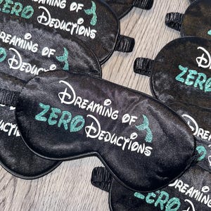 Zero Deductions Eye Mask, Hit Zero, Gifts for Cheerleaders, the ONE ...