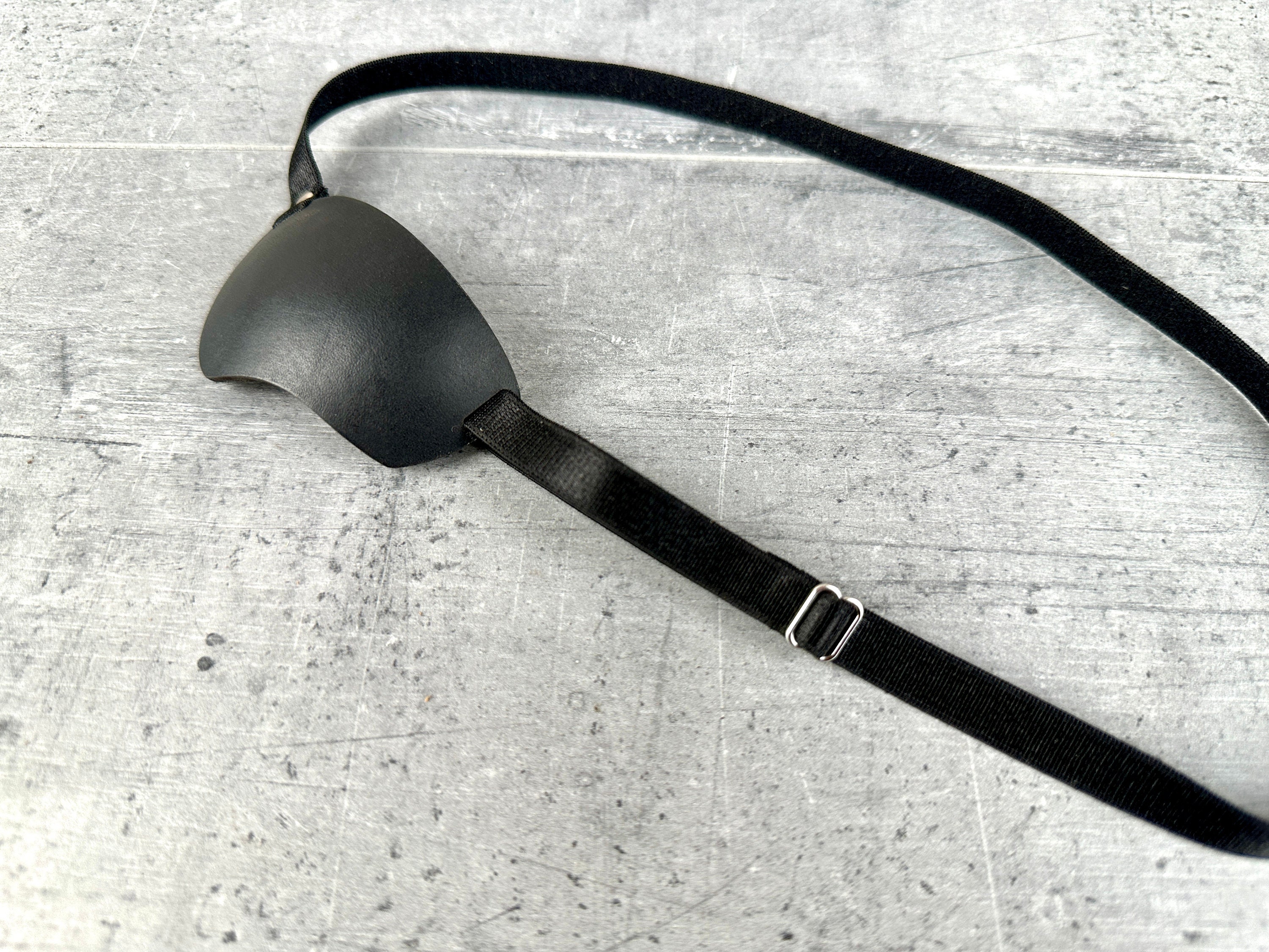 Eye Patch, Adult Eye Patch, Leather Eye Patch, Concave Eye Patch, Black ...