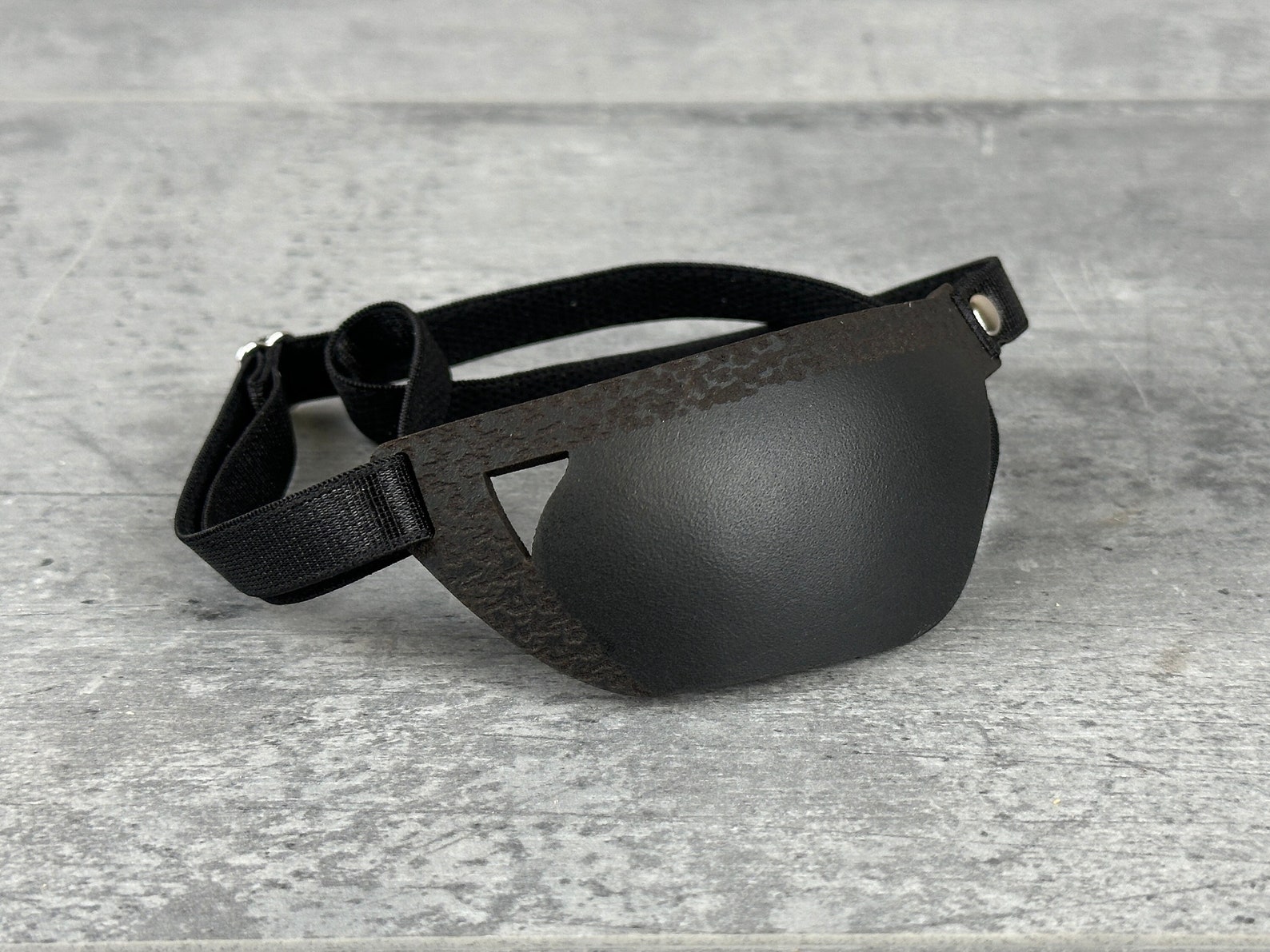 Eye Patch, Adult Eye Patch, Leather Eye Patch, Concave Eye Patch, Black ...