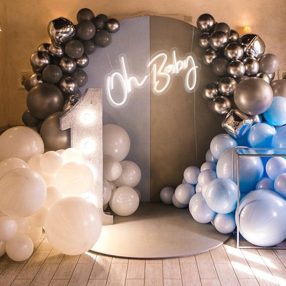 Newborn Baby Born Neon Sign Oh Baby Neon Sign for Party - Etsy