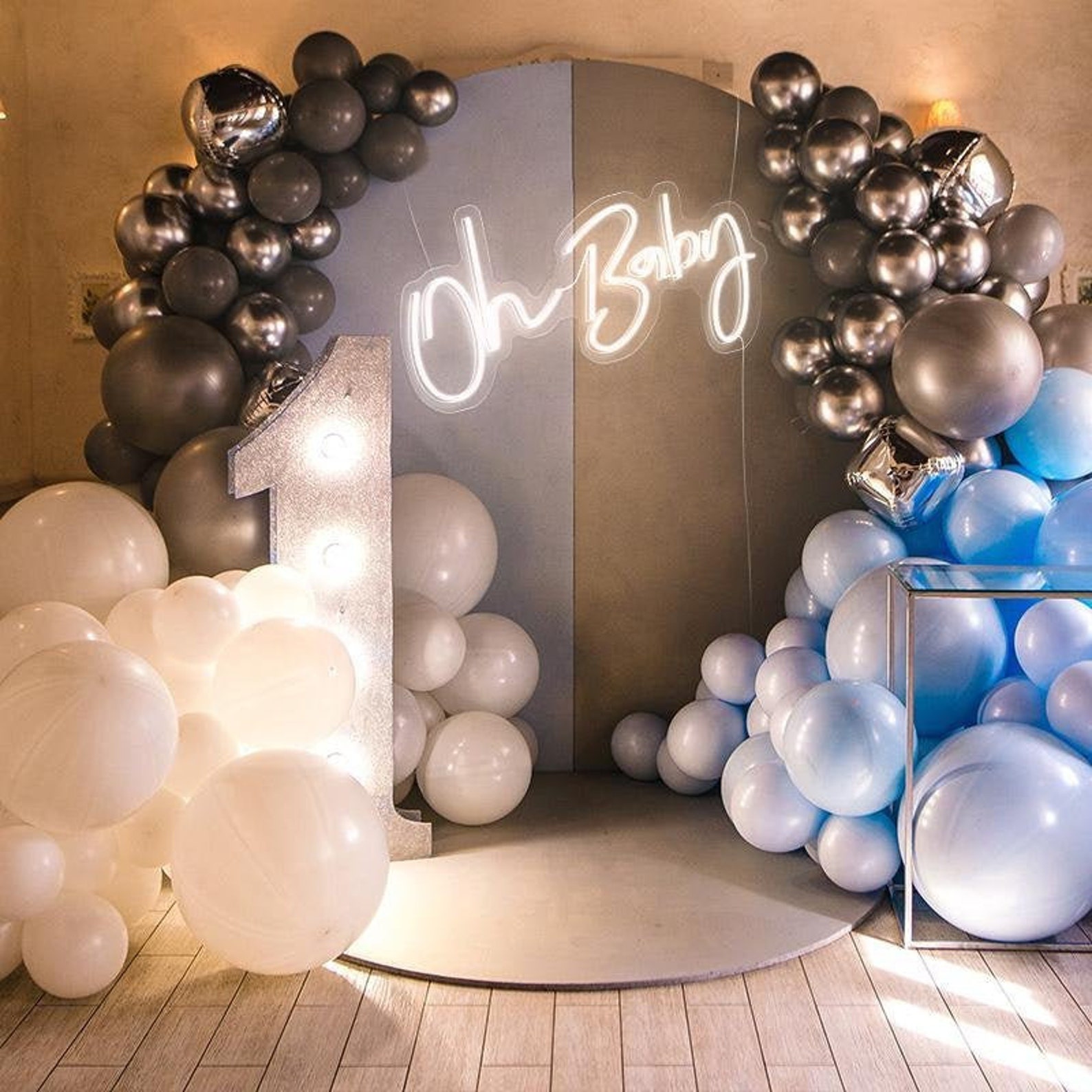 Newborn Baby Born Neon Sign Oh Baby Neon Sign for Party - Etsy