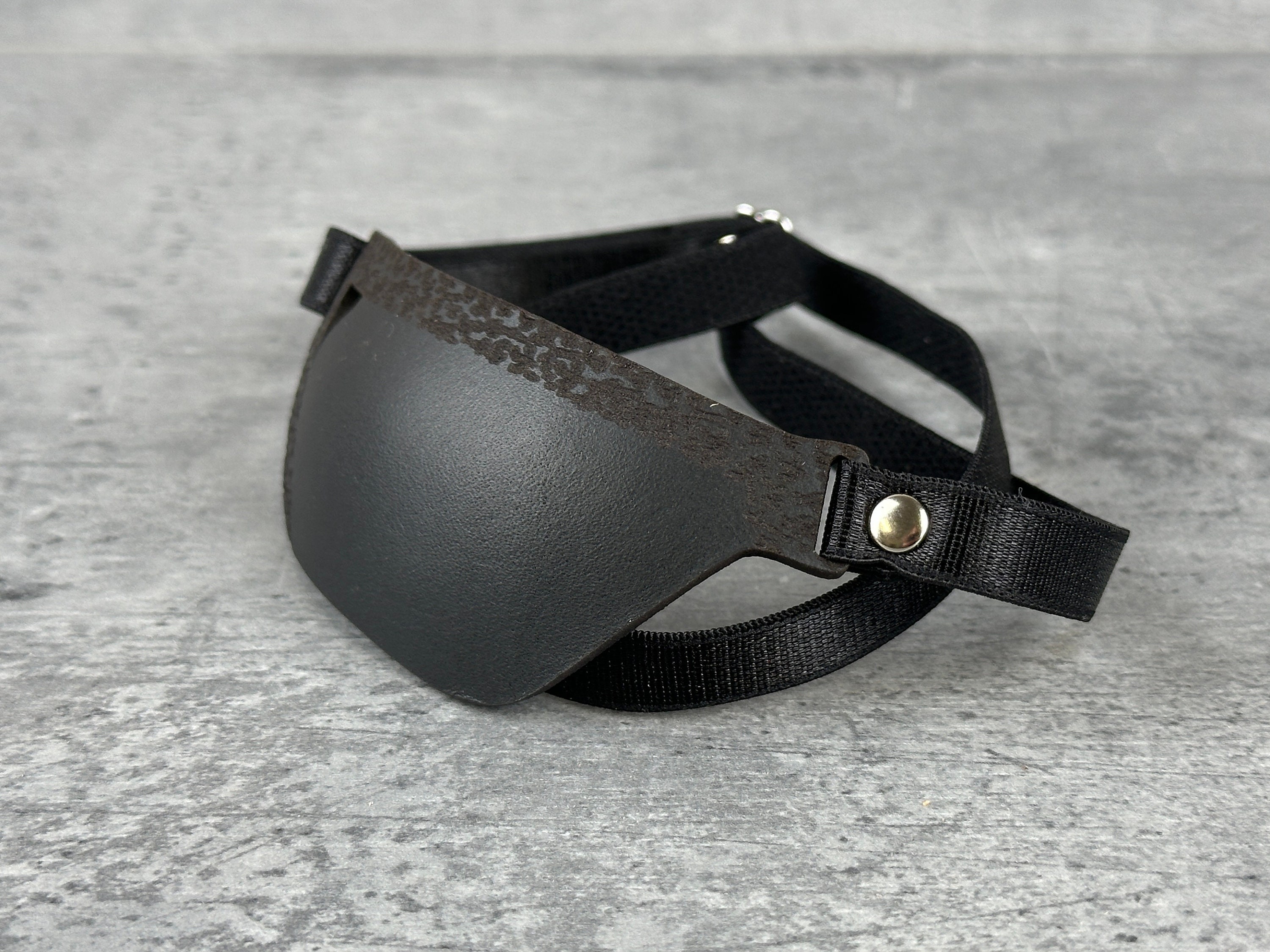 Eye Patch, Adult Eye Patch, Leather Eye Patch, Concave Eye Patch, Black ...