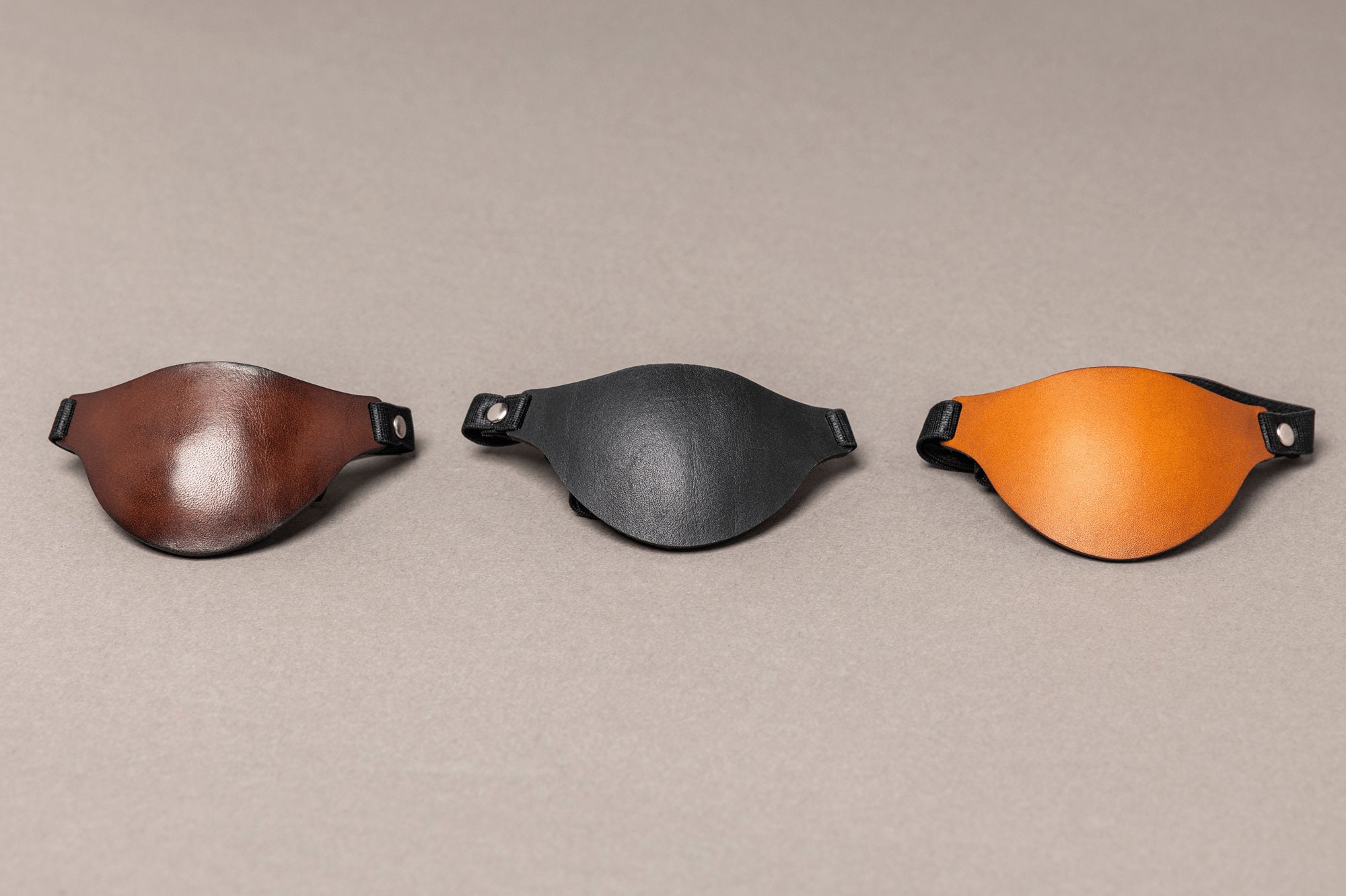 Eye Patch Adult Eye Patch Leather Eye Patch Concave Eye Patch Black Eye Patch Brown Eye