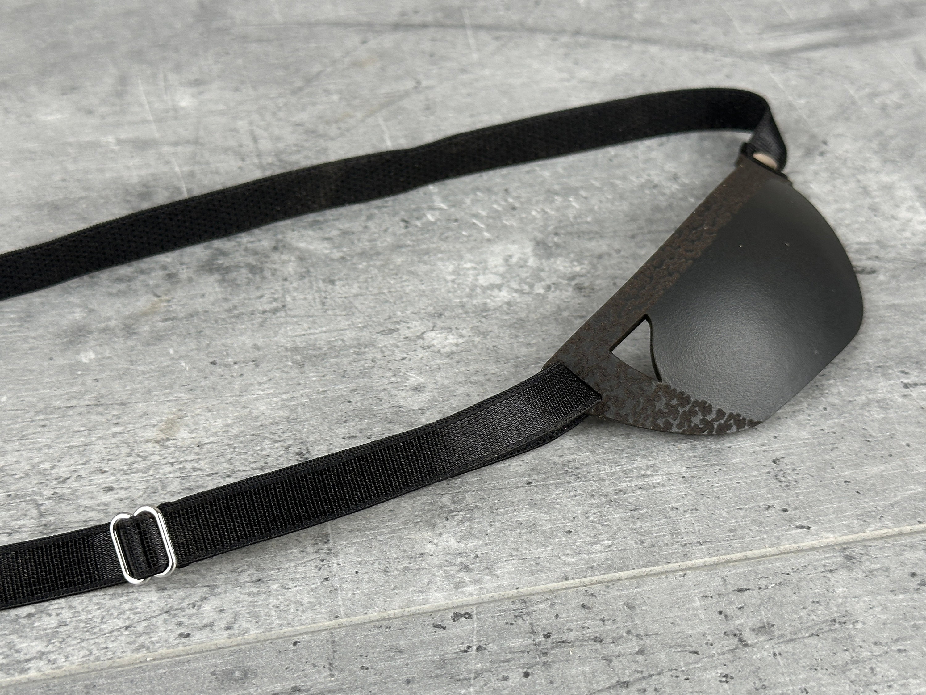 Eye Patch, Adult Eye Patch, Leather Eye Patch, Concave Eye Patch, Black ...