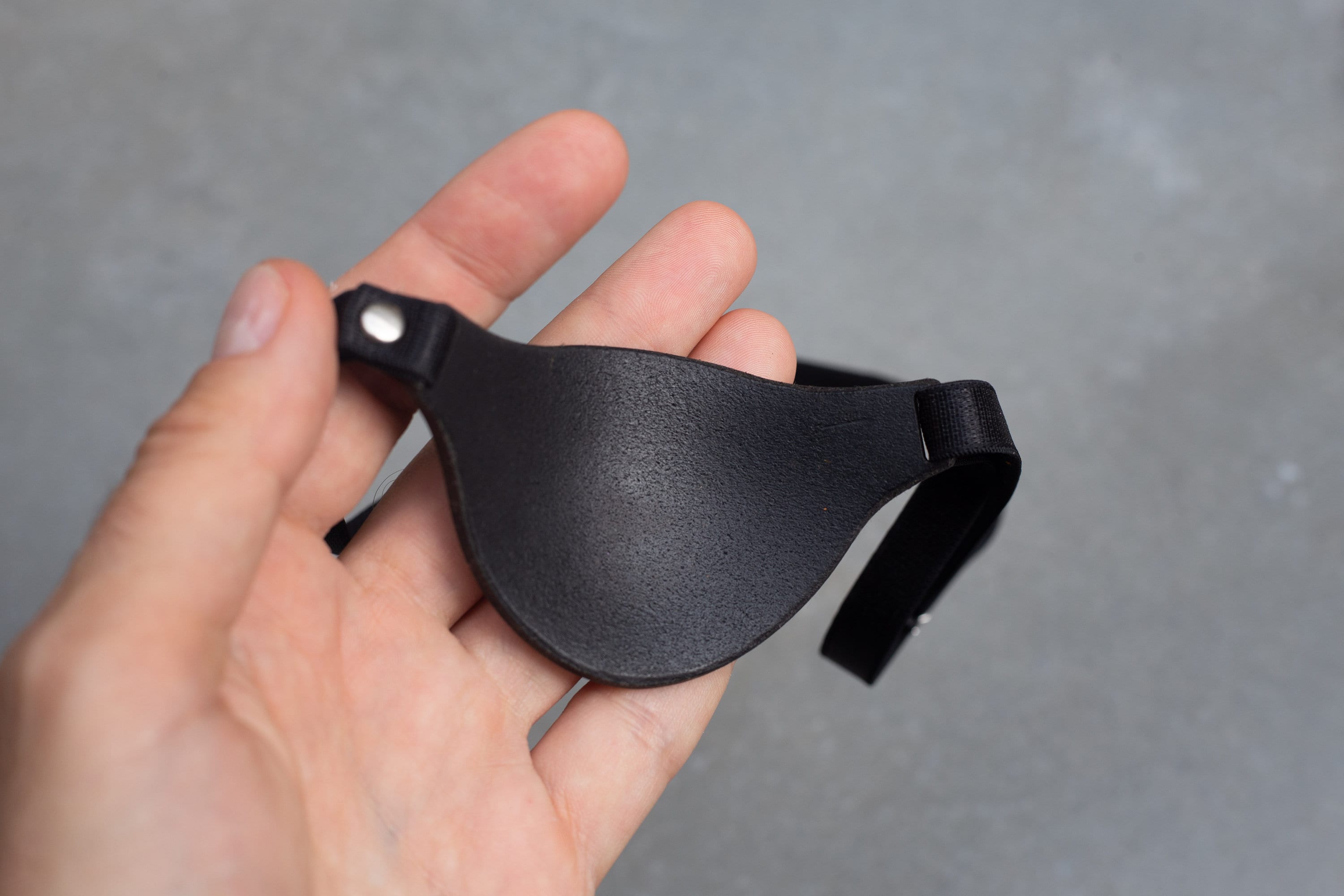 Eye Patch, Adult Eye Patch, Leather Eye Patch, Concave Eye Patch, Black ...