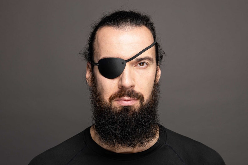 Leather Eye Patch for Man - Etsy
