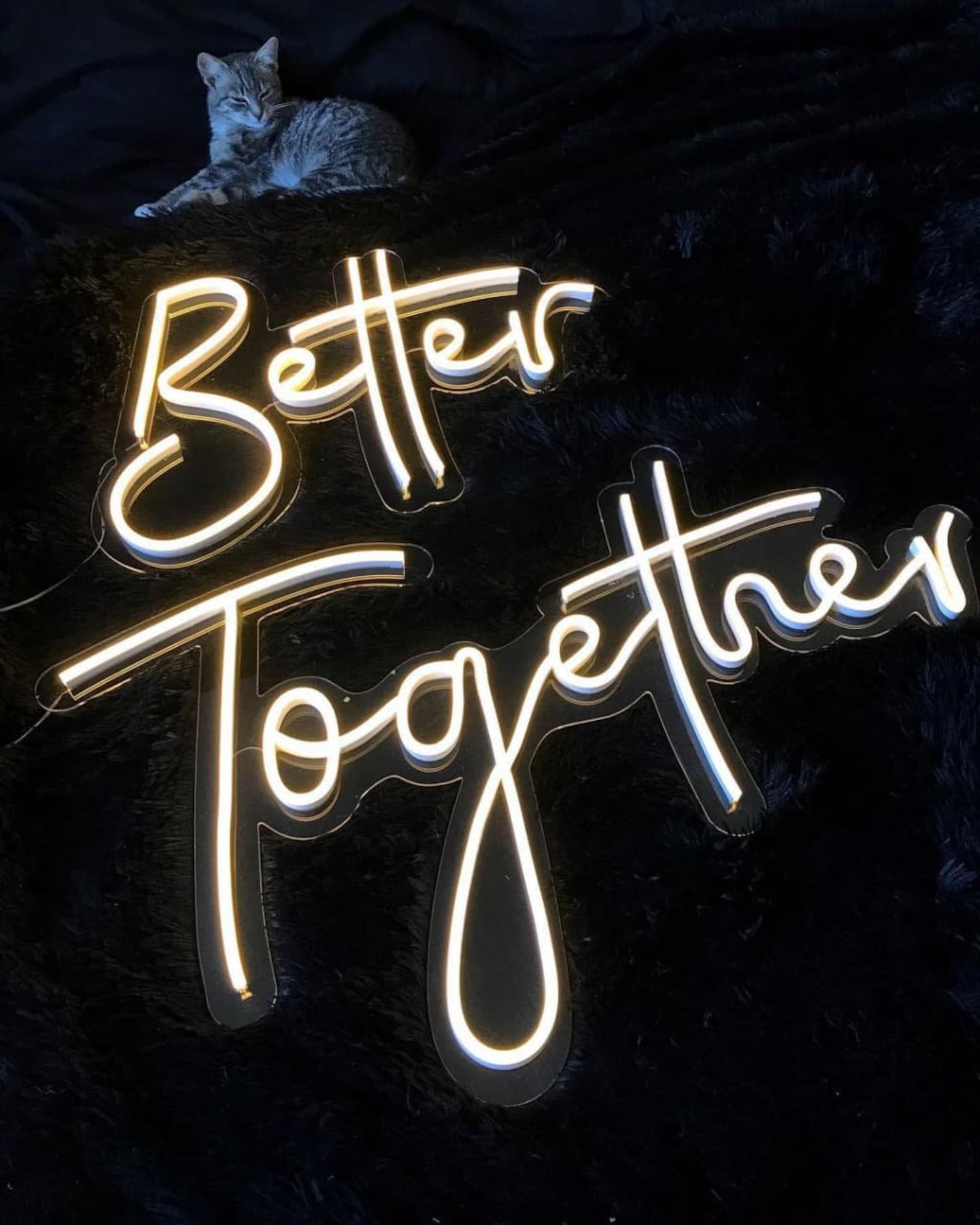 Better Together Custom Wedding Neon Sign LED Neon Sign - Etsy