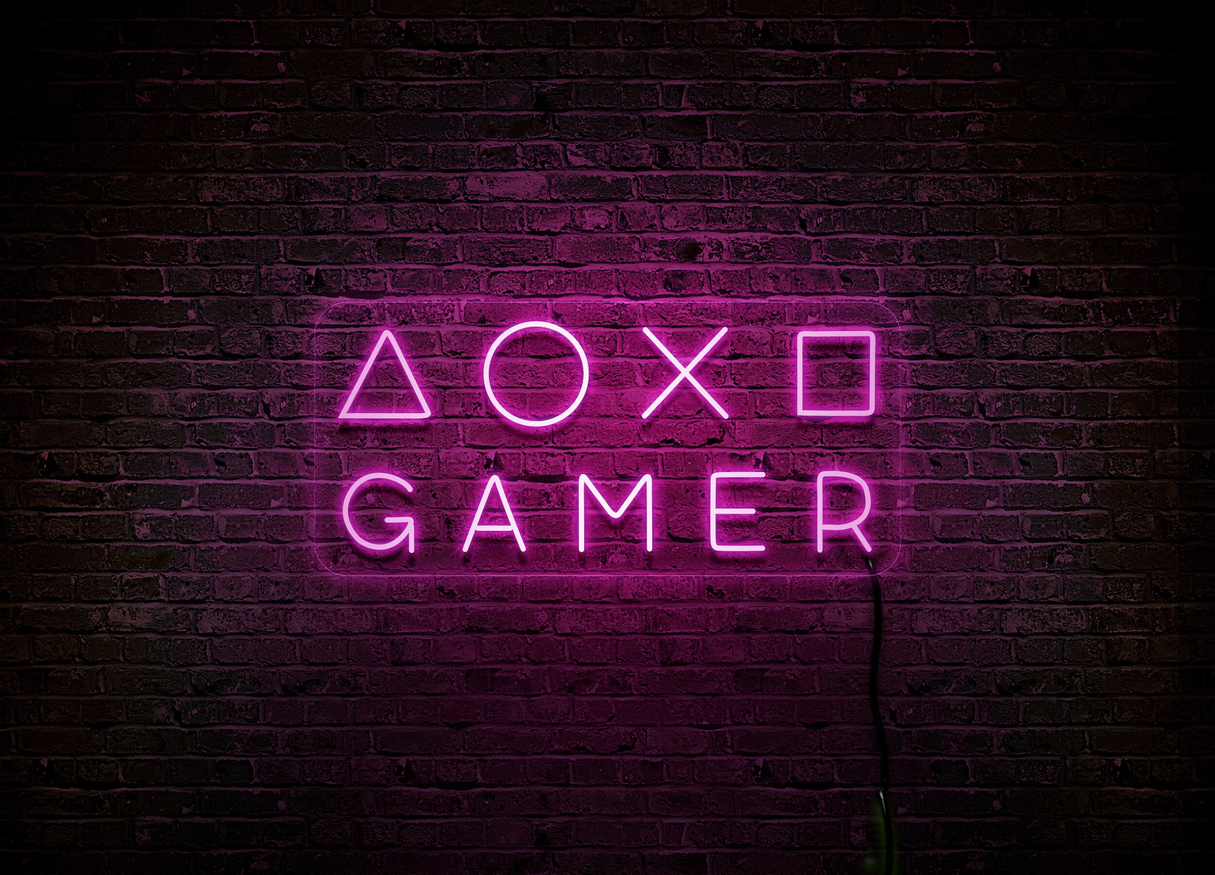 Neon Signs For Gamers Bar LED Neon Sign Custom Neon Sign Etsy