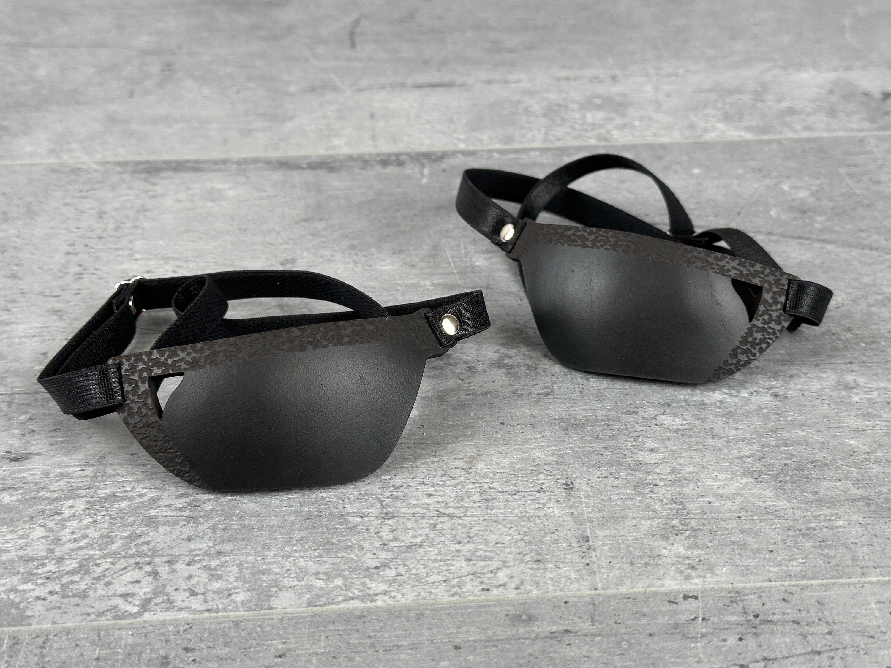 Eye Patch, Adult Eye Patch, Leather Eye Patch, Concave Eye Patch, Black ...