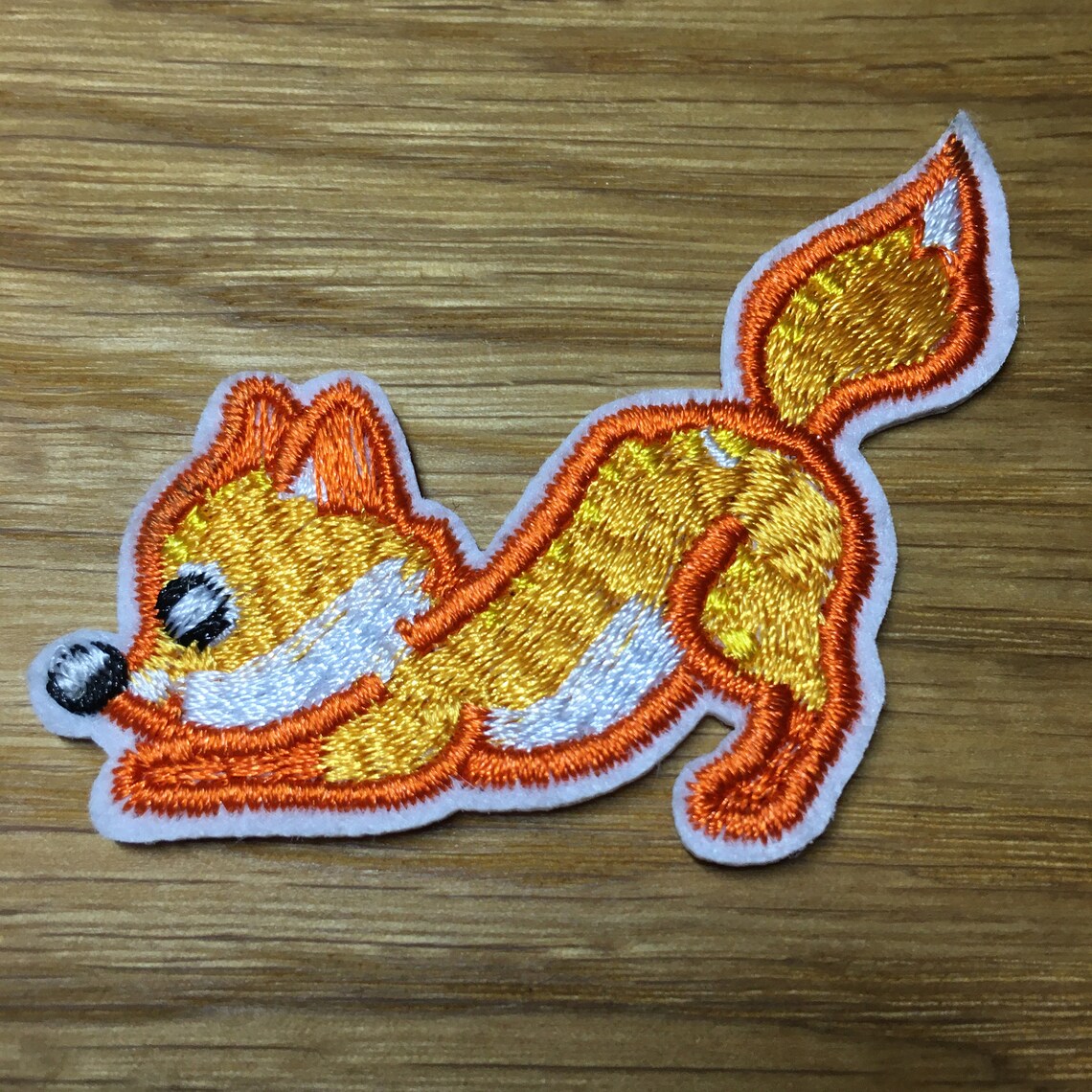 Small Orange Fox Patches for Ironing Foxes in Unters. Variants - Etsy