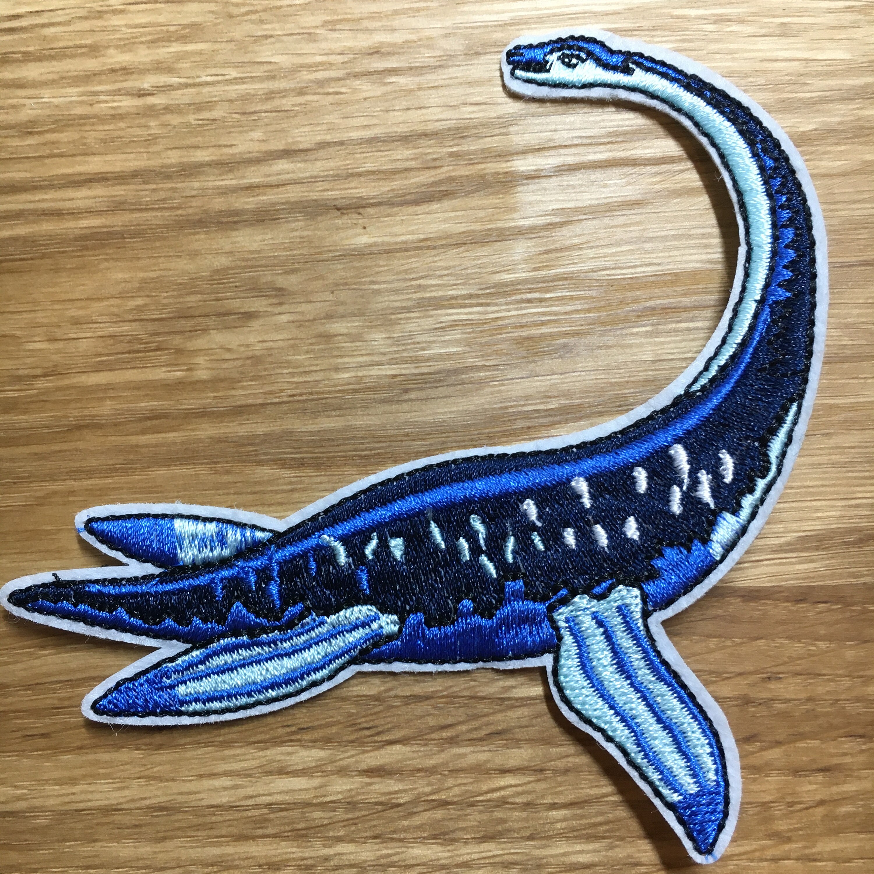 Blauer Plesiosaurier Dinosaurier Patch 10cm x 105cm zum | Etsy