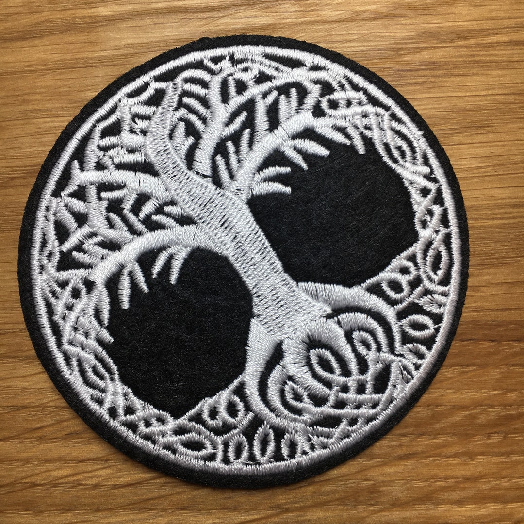 Celtic Tree of Life Patch for Ironing Diameter Approx. 7 Cm Tree of ...