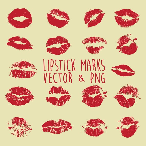 Lipstick Stain Vector